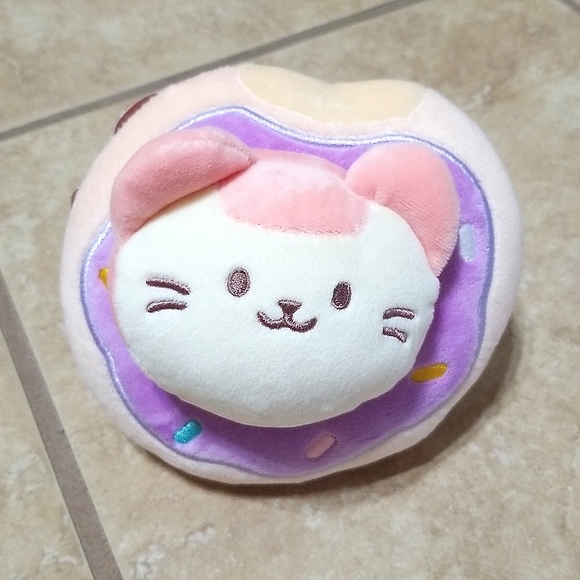 Anirollz | Toys | Anirollz Purple Donut Pink Kittiroll 6 Inch Plush ...